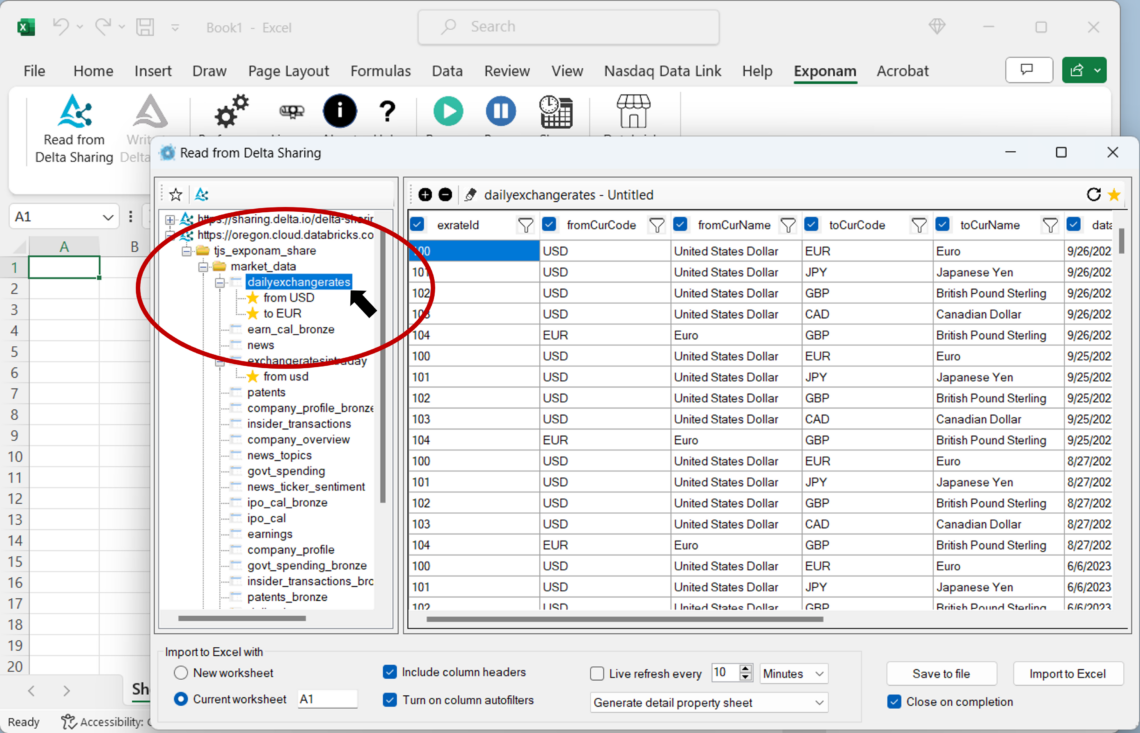 Connect | Exponam | Share and Explore Data