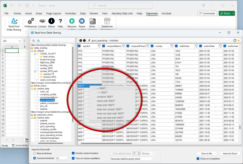 New Easier Excel Filtering In Exponamconnect Exponam Share And 1630