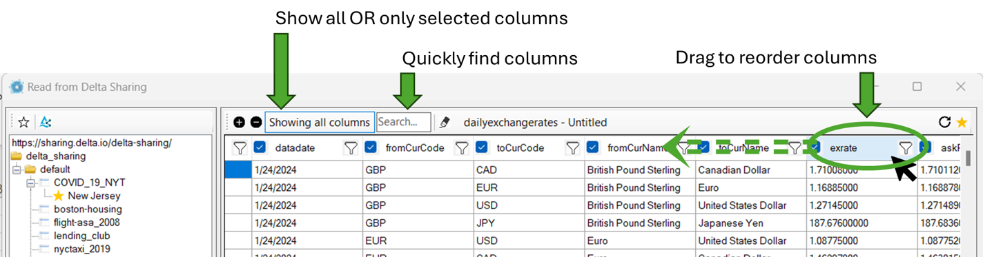 New Search Features | Exponam | Share and Explore Data